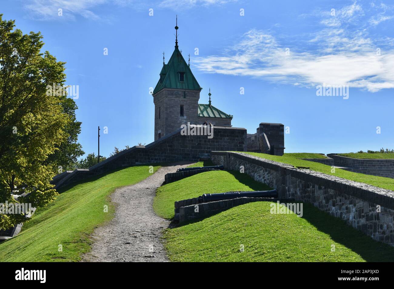 The walls, gates, and fortifications of Old Quebec City Stock Photo - Alamy
