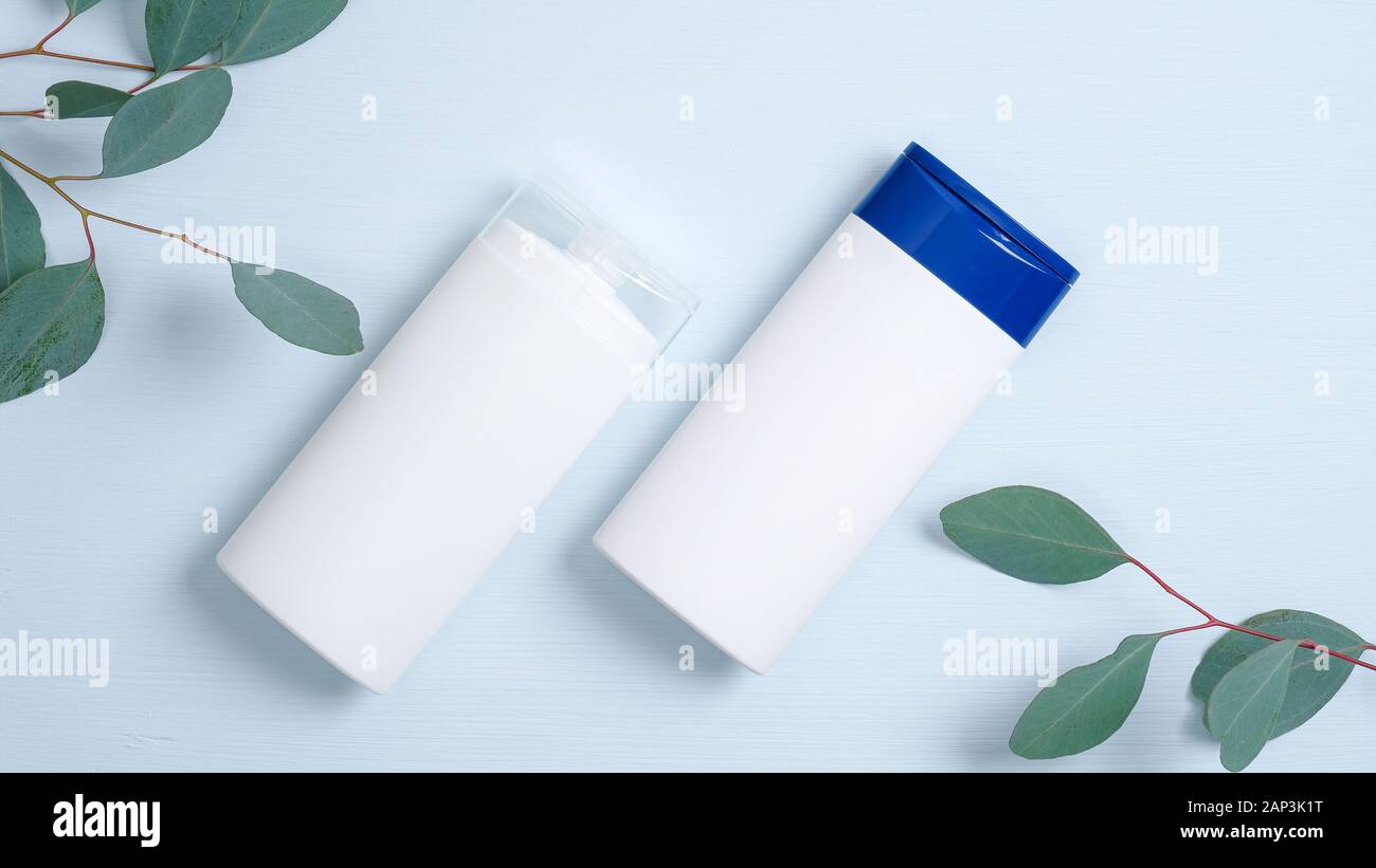 Cosmetic bottle containers for shampoo, shower gel, hair lotion and ...