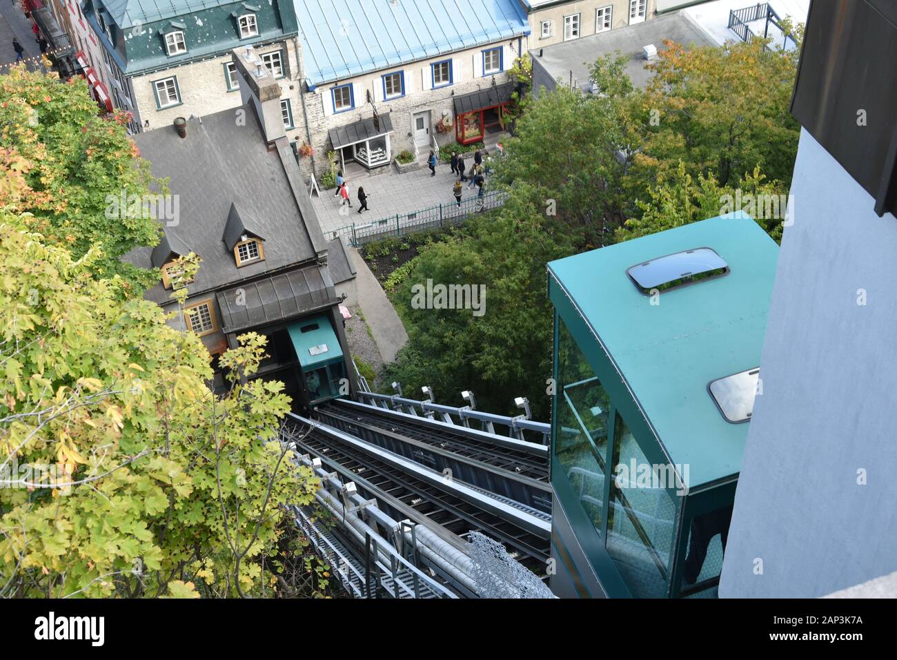 "Le Funiculaire du Vieux-Québec" The Funicular of Old Quebec City ...