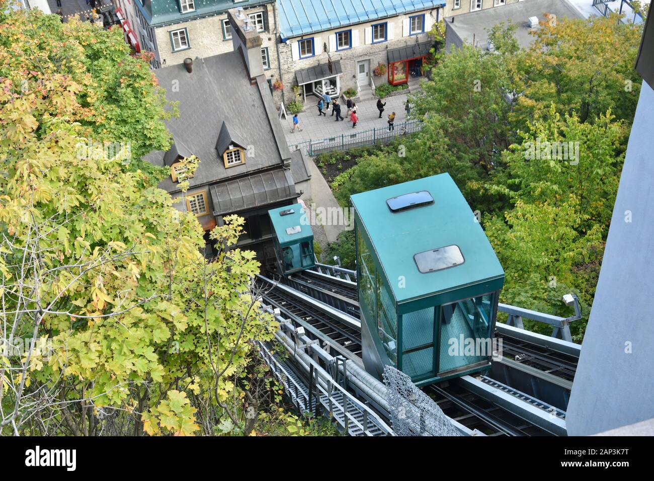 "Le Funiculaire du Vieux-Québec" The Funicular of Old Quebec City ...