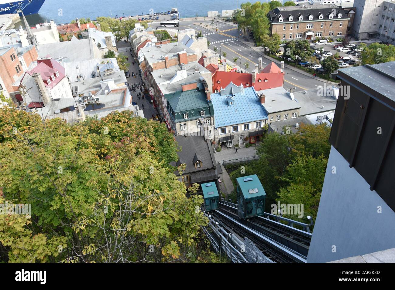 "Le Funiculaire du Vieux-Québec" The Funicular of Old Quebec City ...