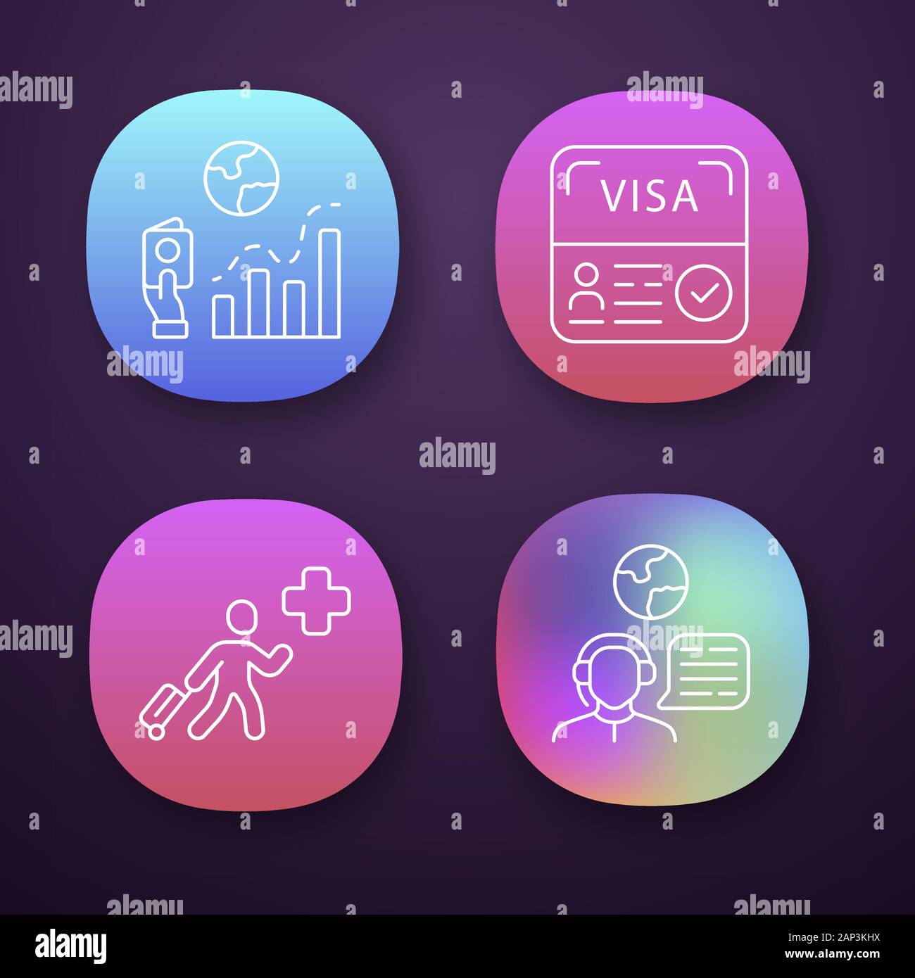 Humanitarian visa Stock Vector Images - Alamy