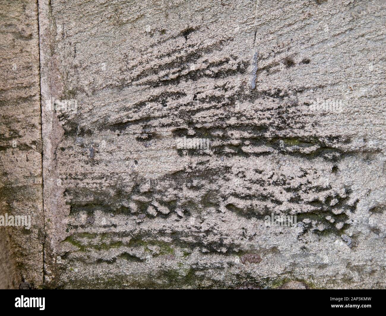 Coarse stones & bricks with heavy mortar for textured, abstract ...