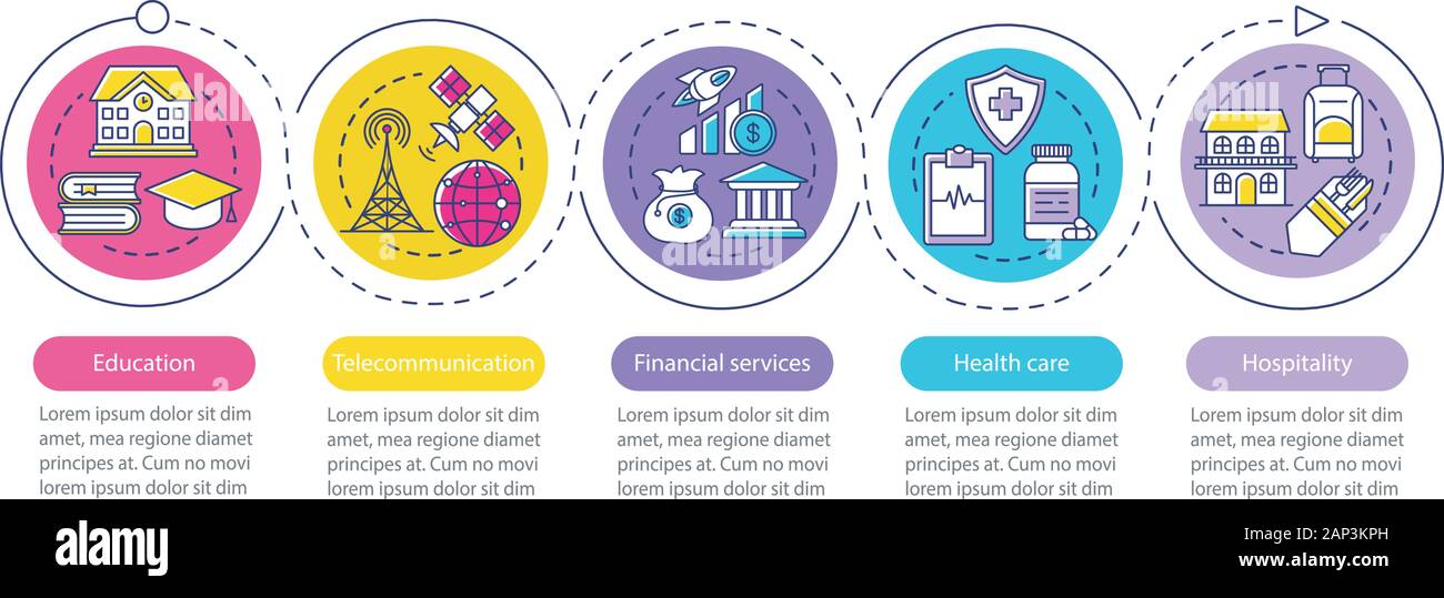 Social services vector infographic template. Business presentation ...