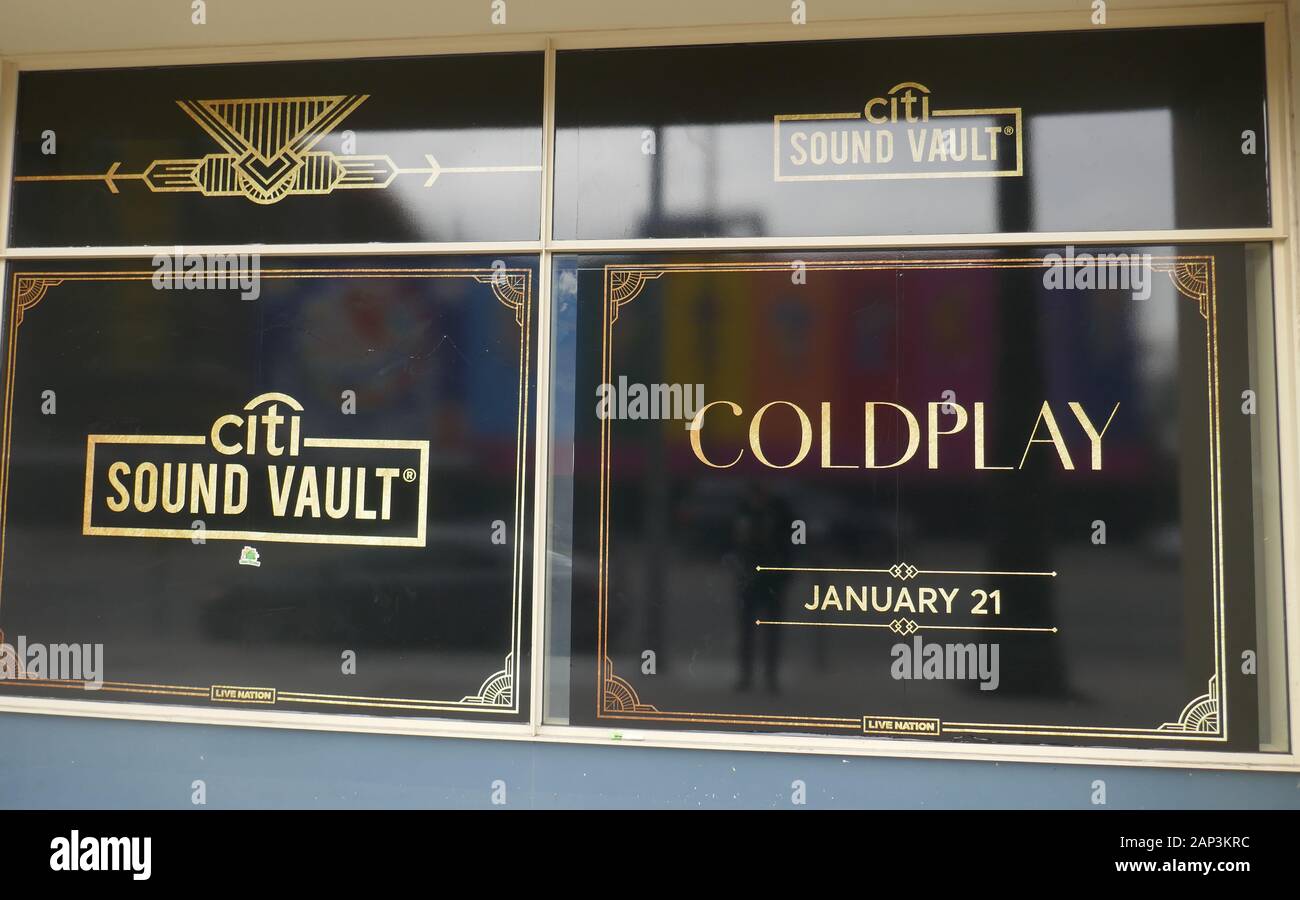 Coldplay los angeles hi-res stock photography and images - Alamy