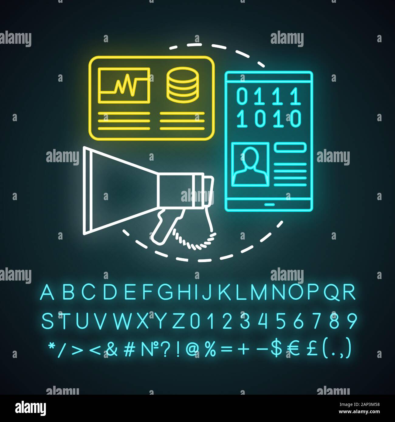 Customer service provider neon light concept icon. Billing idea ...