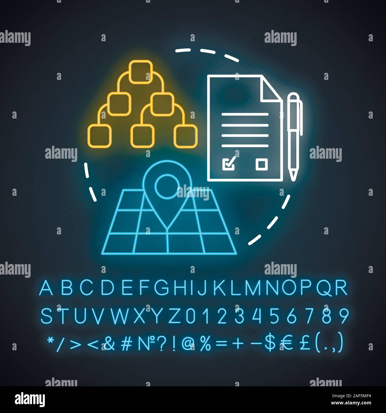 Elections neon light concept icon. Local election idea. Voting ...