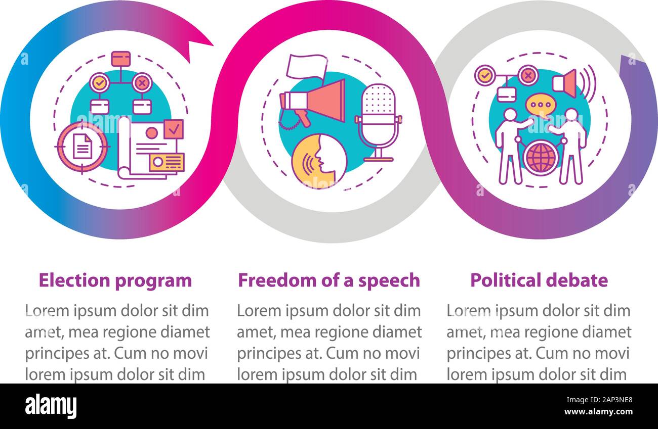 Election day vector infographic template. Business presentation design ...