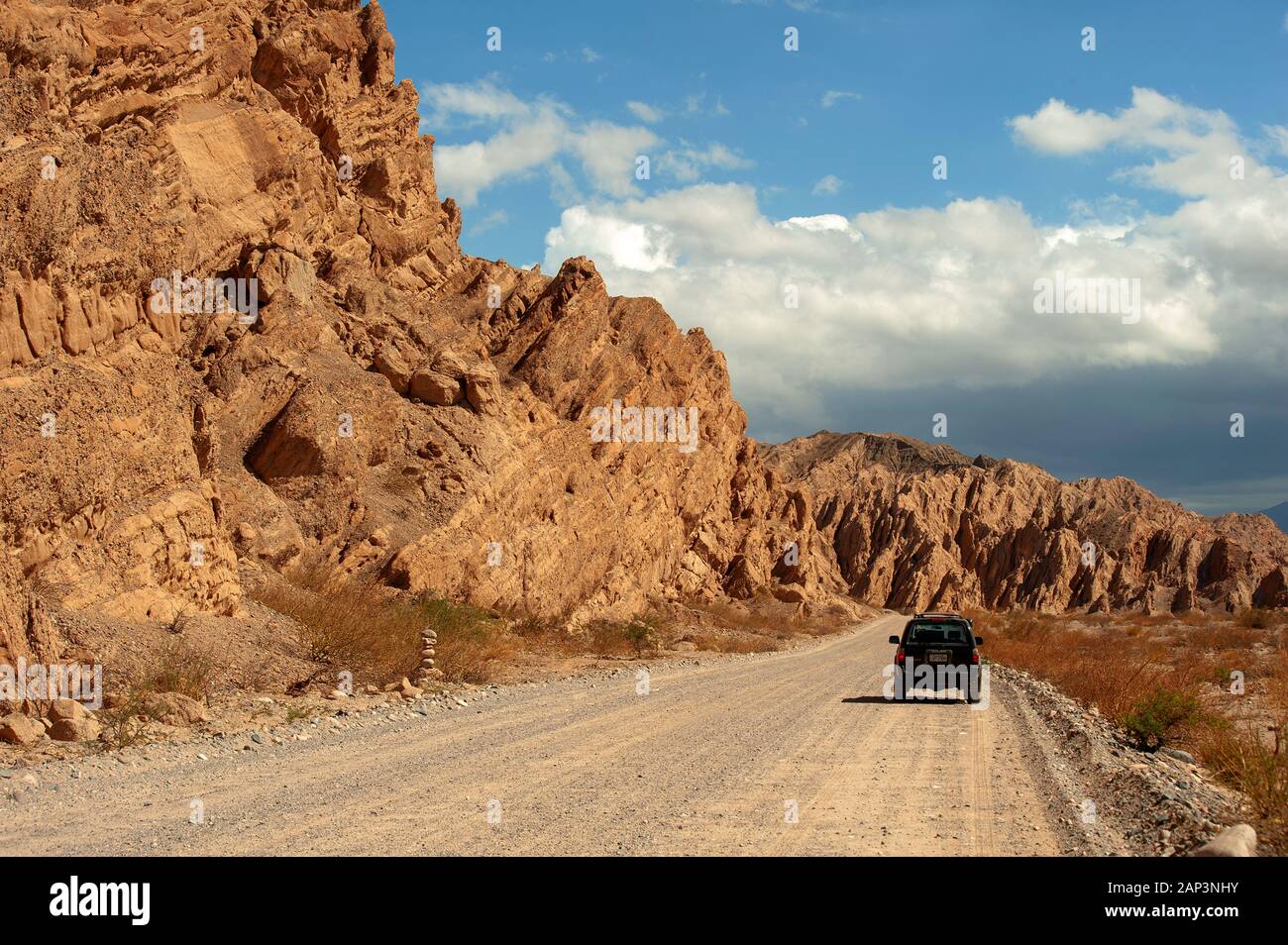 Quebrada de Las Flechas on the Ruta 40, Angastaco, Argentina Stock ...
