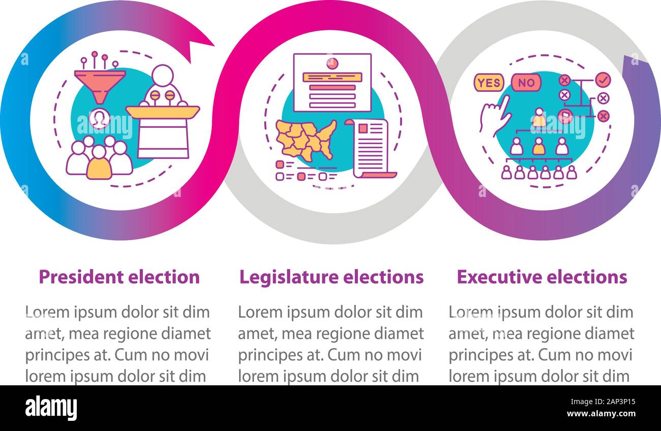 Election day vector infographic template. Business presentation design ...