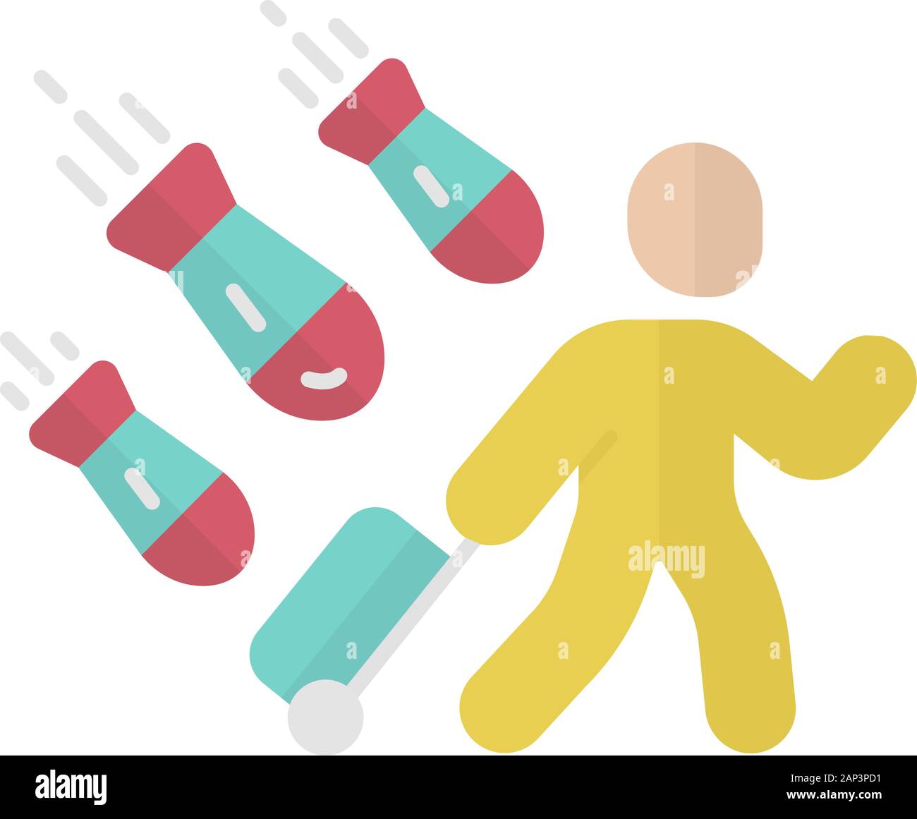 Refugee flat design long shadow yellow color icon. Humanitarian aid and ...