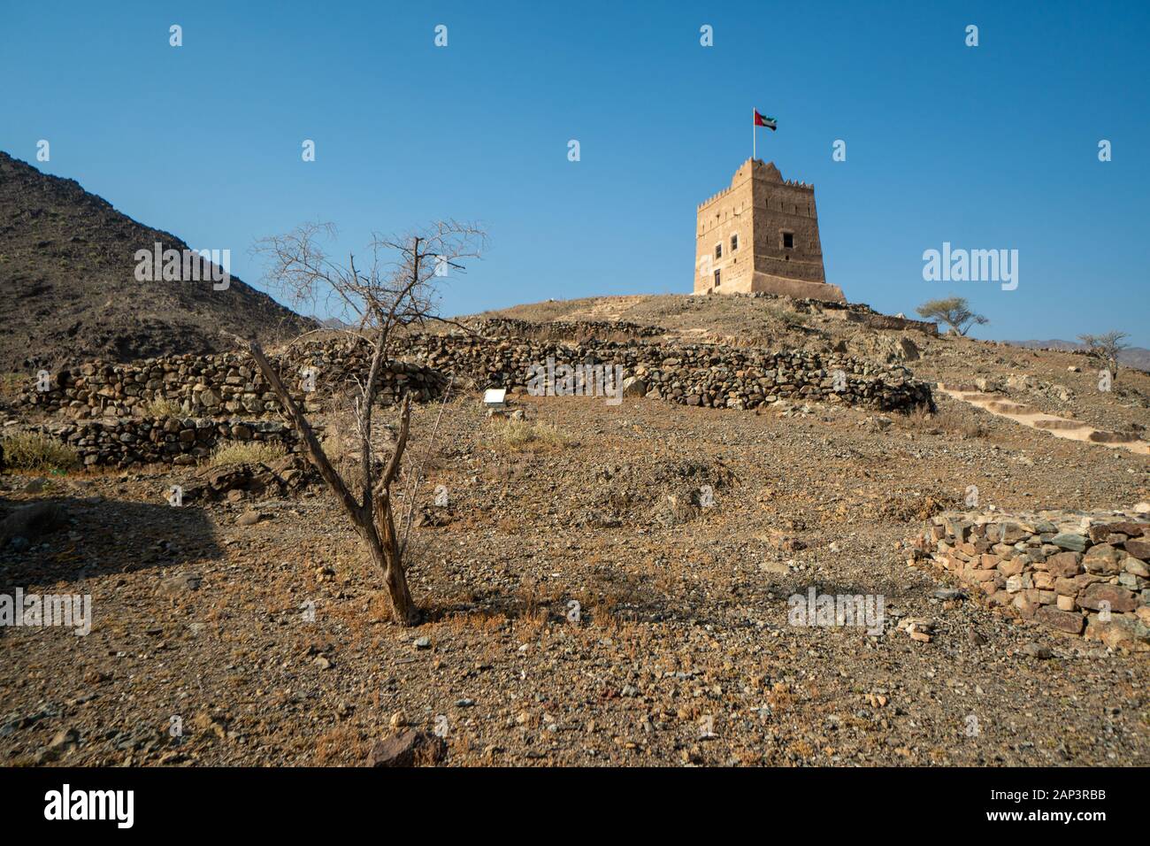 Al Hail Fort in Fujairah, United Arab Emirates Stock Photo - Alamy