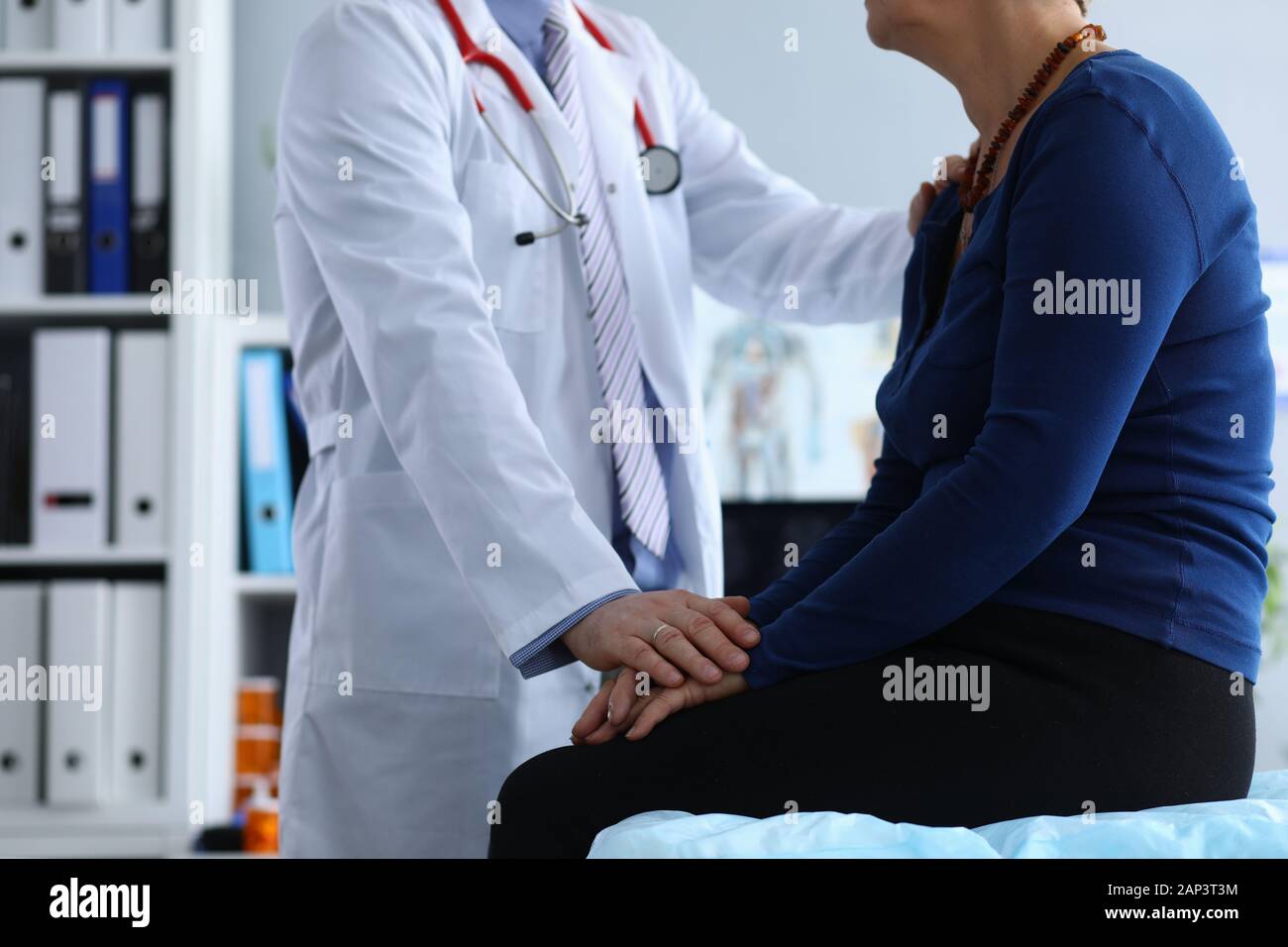 Female on medical checkup Stock Photo - Alamy