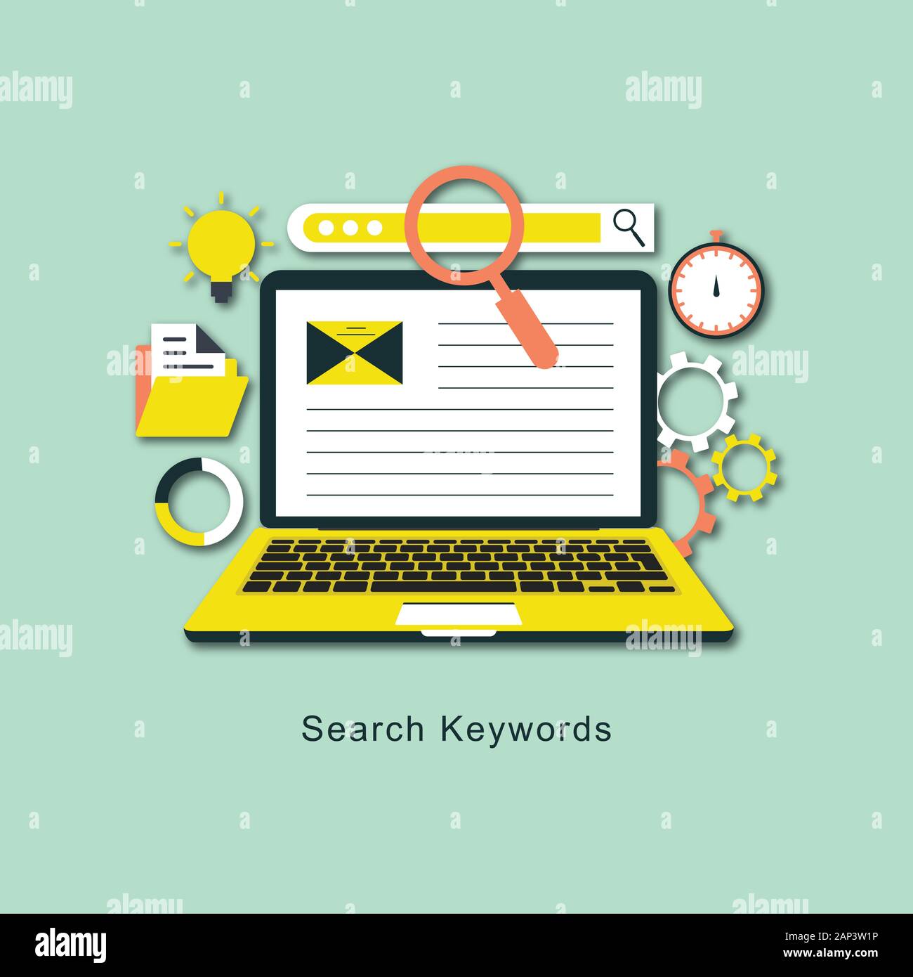 data analysis stock illustration Stock Photo - Alamy