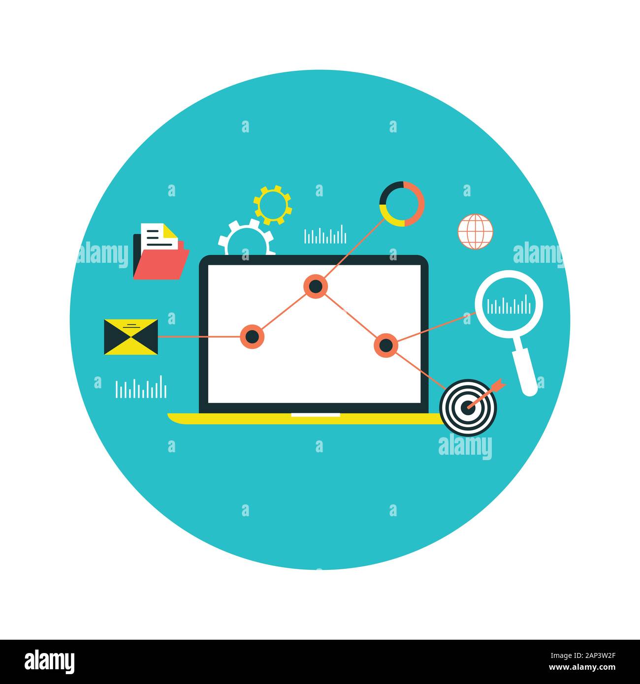 data analysis stock illustration Stock Photo - Alamy