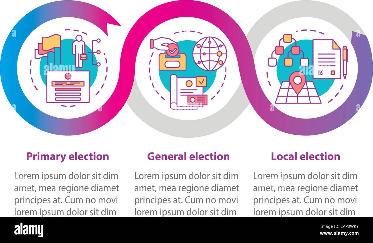 Election day vector infographic template. Business presentation design ...