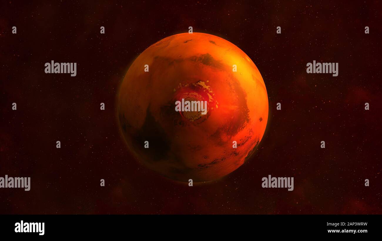 Mars relief map hi-res stock photography and images - Alamy