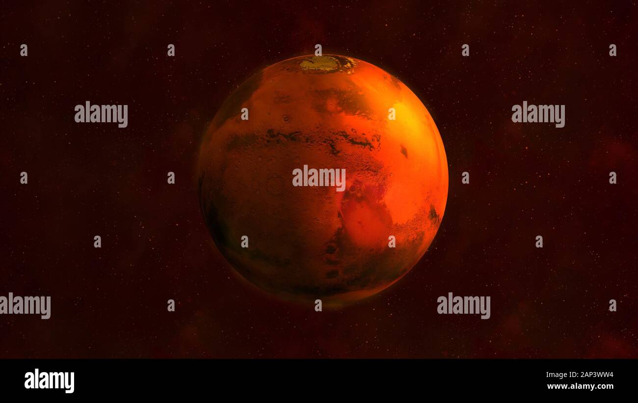 Mars relief map hi-res stock photography and images - Alamy