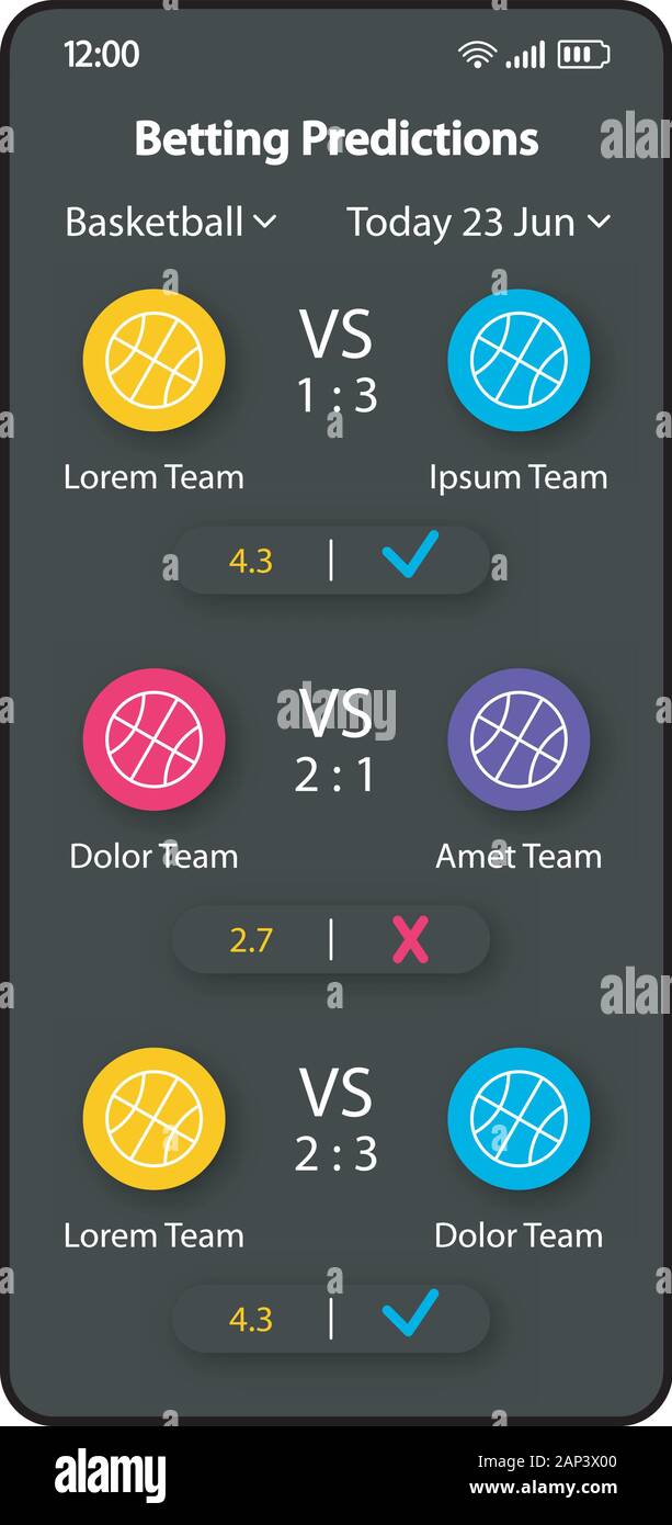 Winning basketball score display Stock Vector Images - Alamy