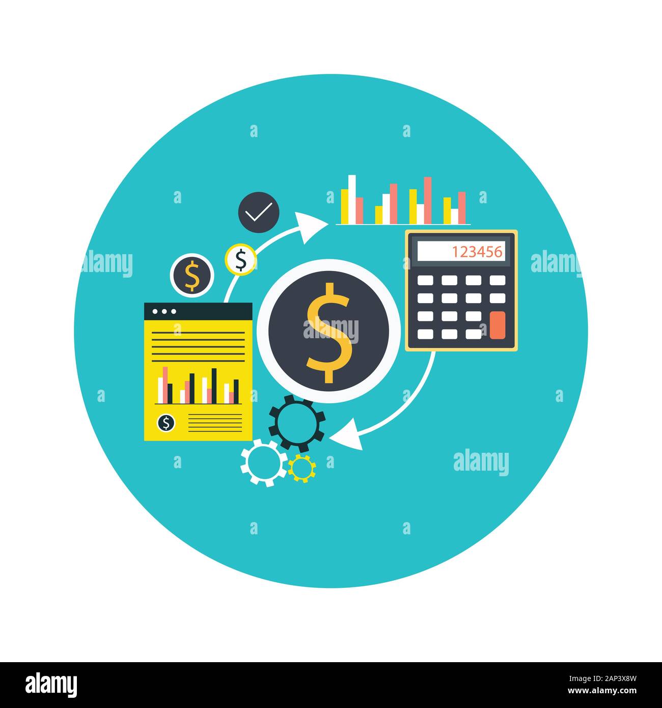 data analysis stock illustration Stock Photo - Alamy