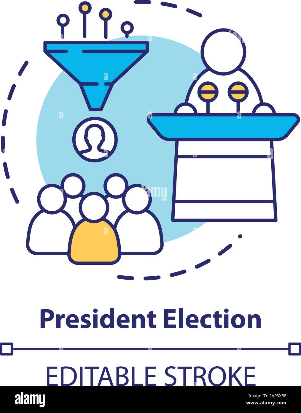 New party leader Stock Vector Images - Alamy