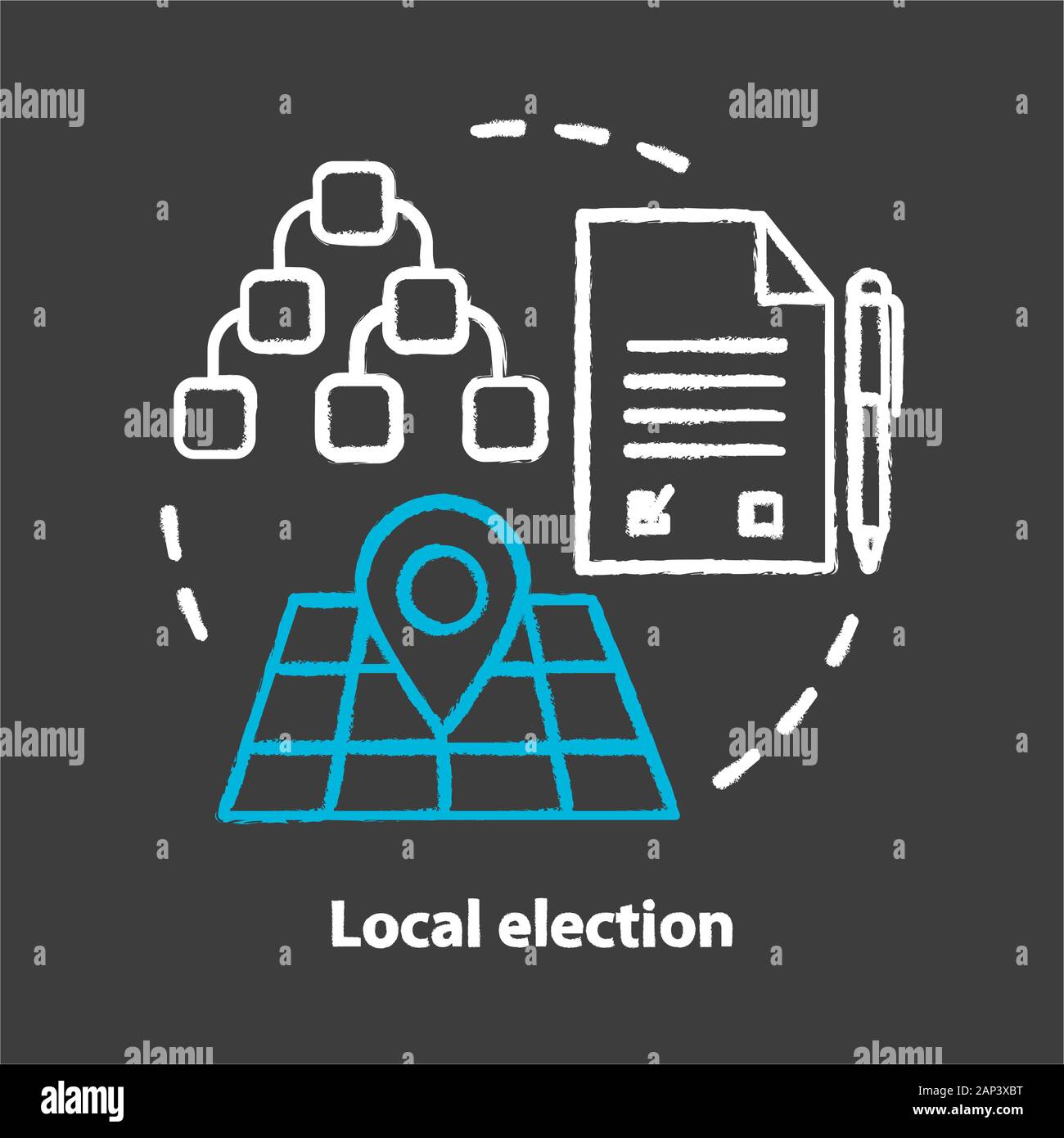 Council election board Stock Vector Images - Alamy