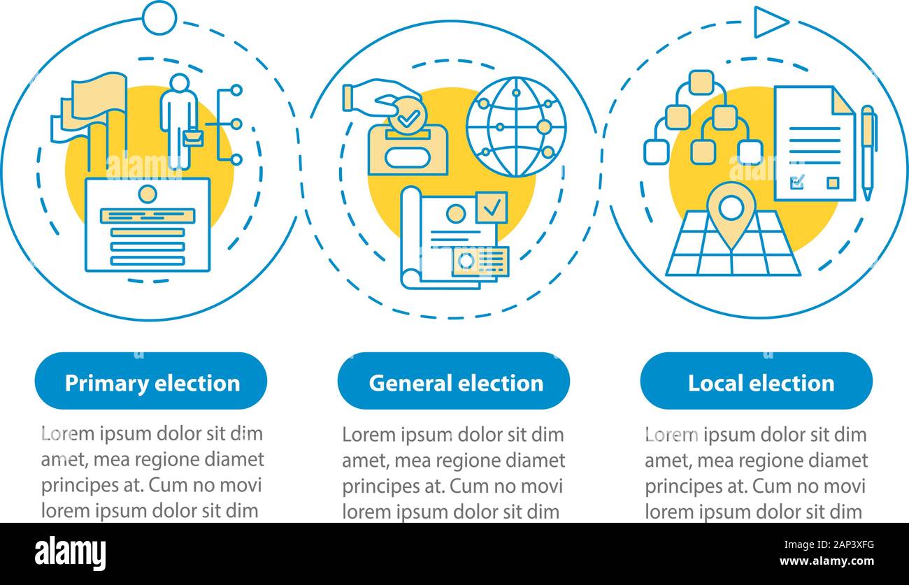 Election day vector infographic template. Business presentation design ...