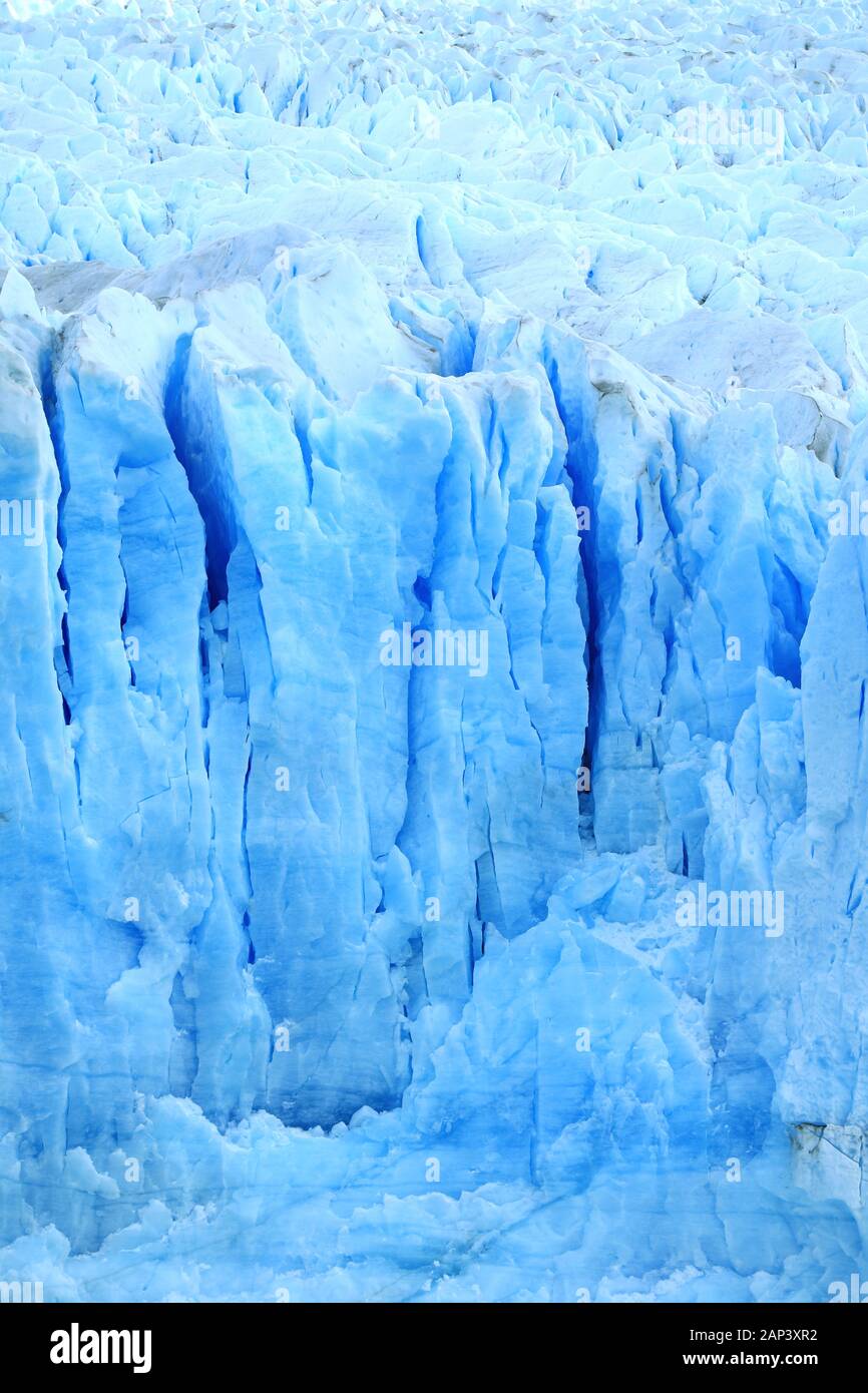 Amazing Texture of Ice-blue Color Perito Moreno Glaciers, Los Glaciares ...