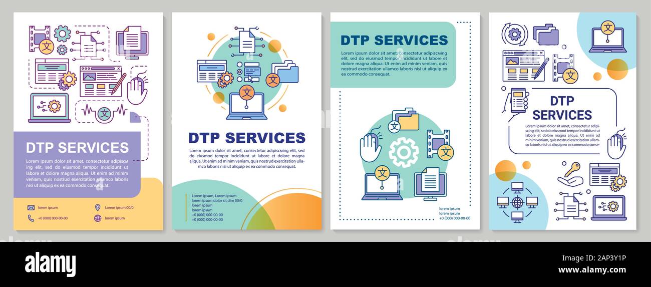 Desktop Publishing Brochure Lot Of Business Supplies Brochures Cards