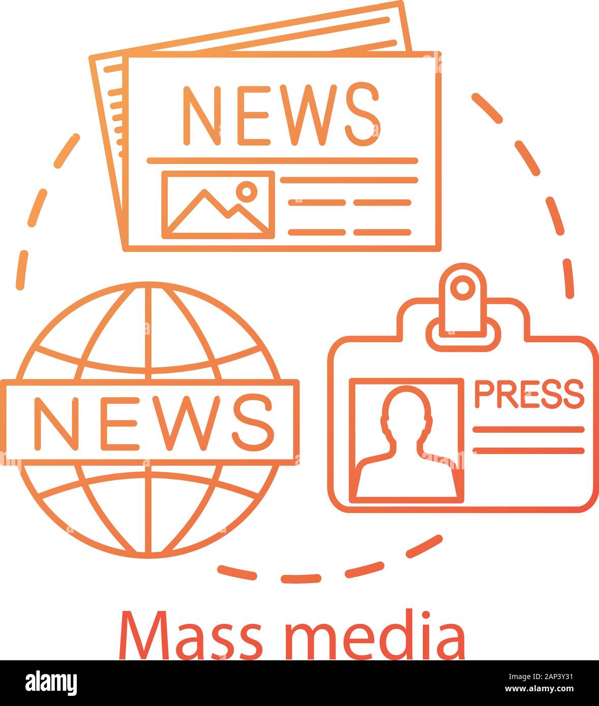 Mass Media Icon
