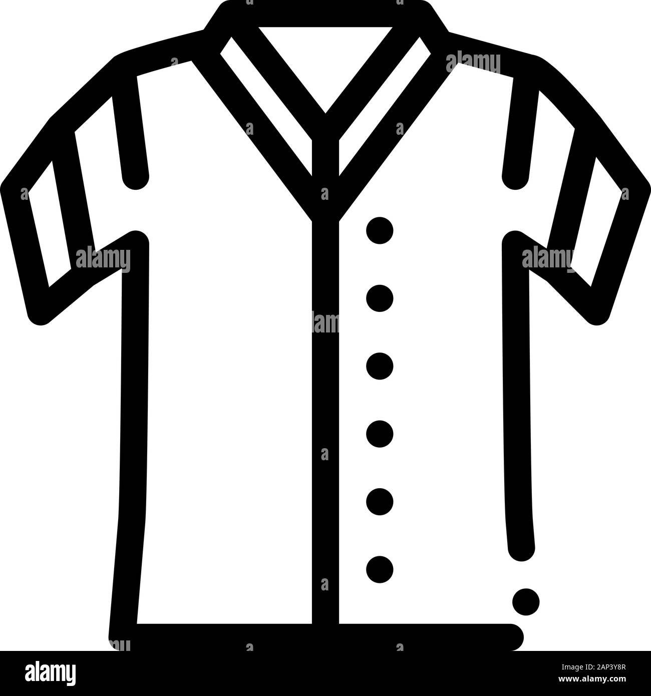 Baseball T-shirt Icon Vector Outline Illustration Stock Vector Image ...