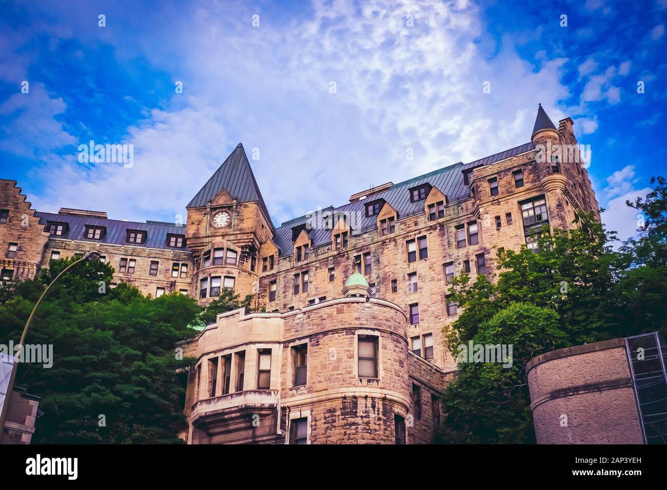 Street of Magil University, Montreal, Canada Stock Photo - Alamy