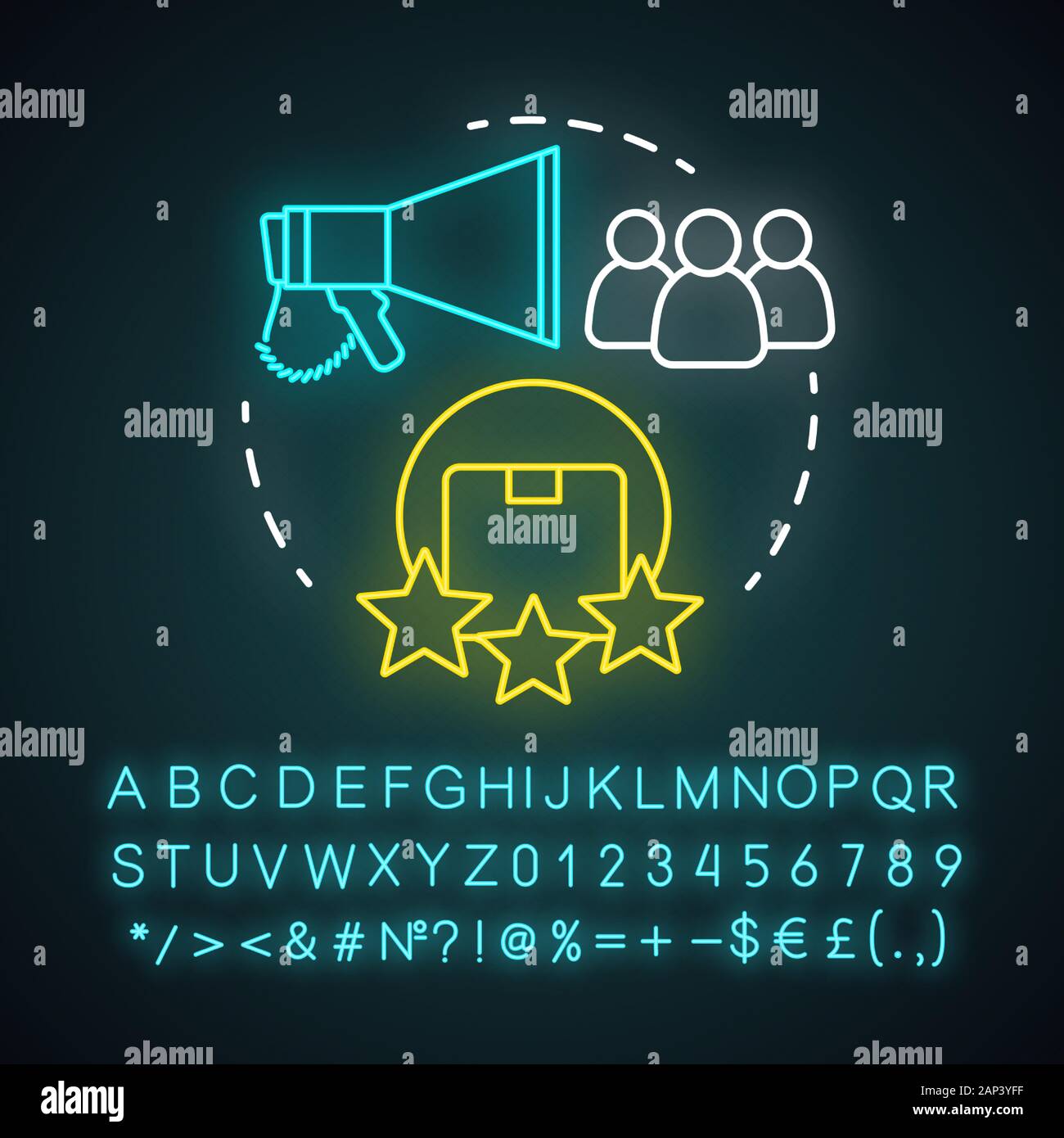 Product launch events neon light concept icon. New product presentation ...