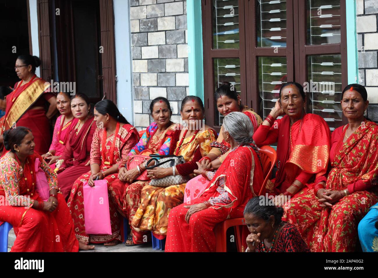 Nepali women hi-res stock photography and images - Alamy