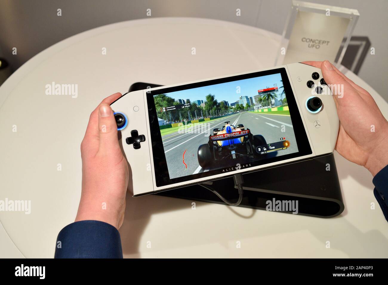 Alienware's Concept UFO, a portable Windows gaming PC device with ...