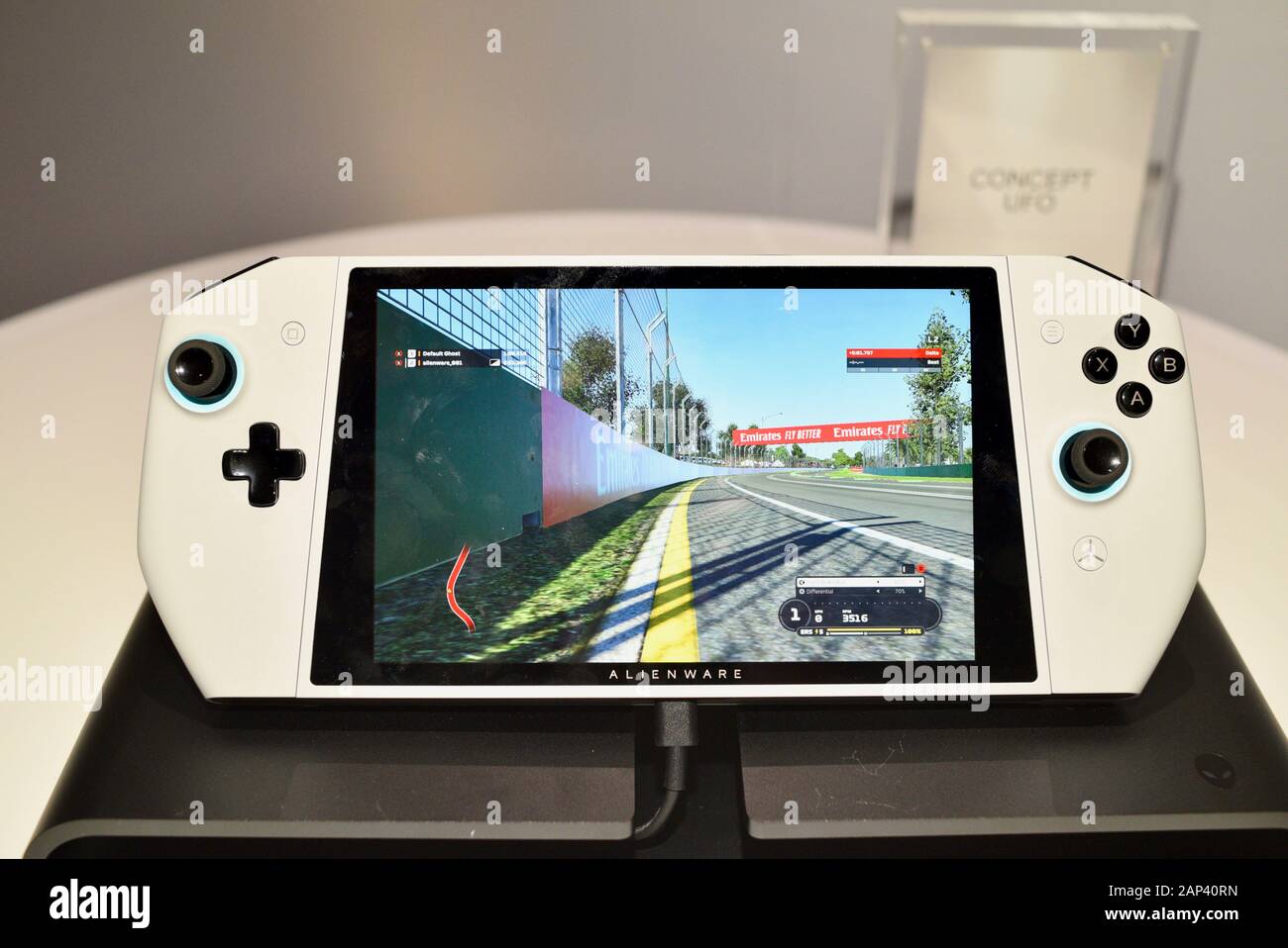 Alienware's Concept UFO, a portable Windows gaming PC device with ...