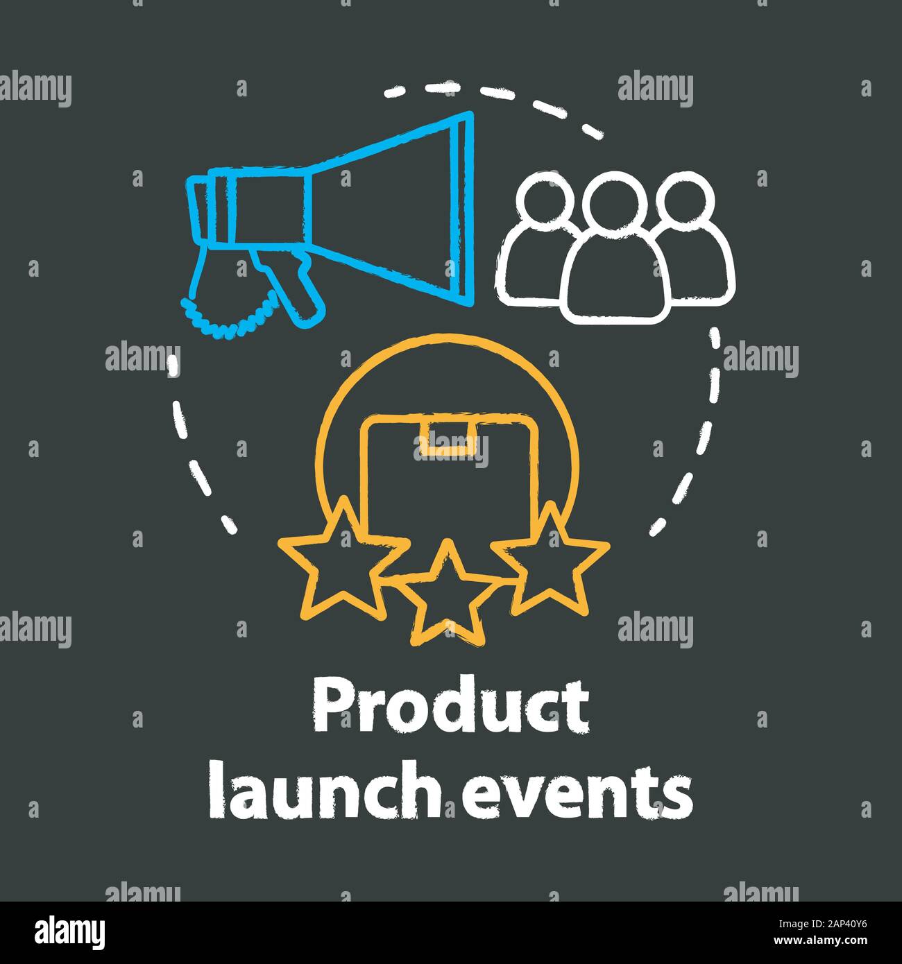 Product launch event vector vectors hi-res stock photography and images ...
