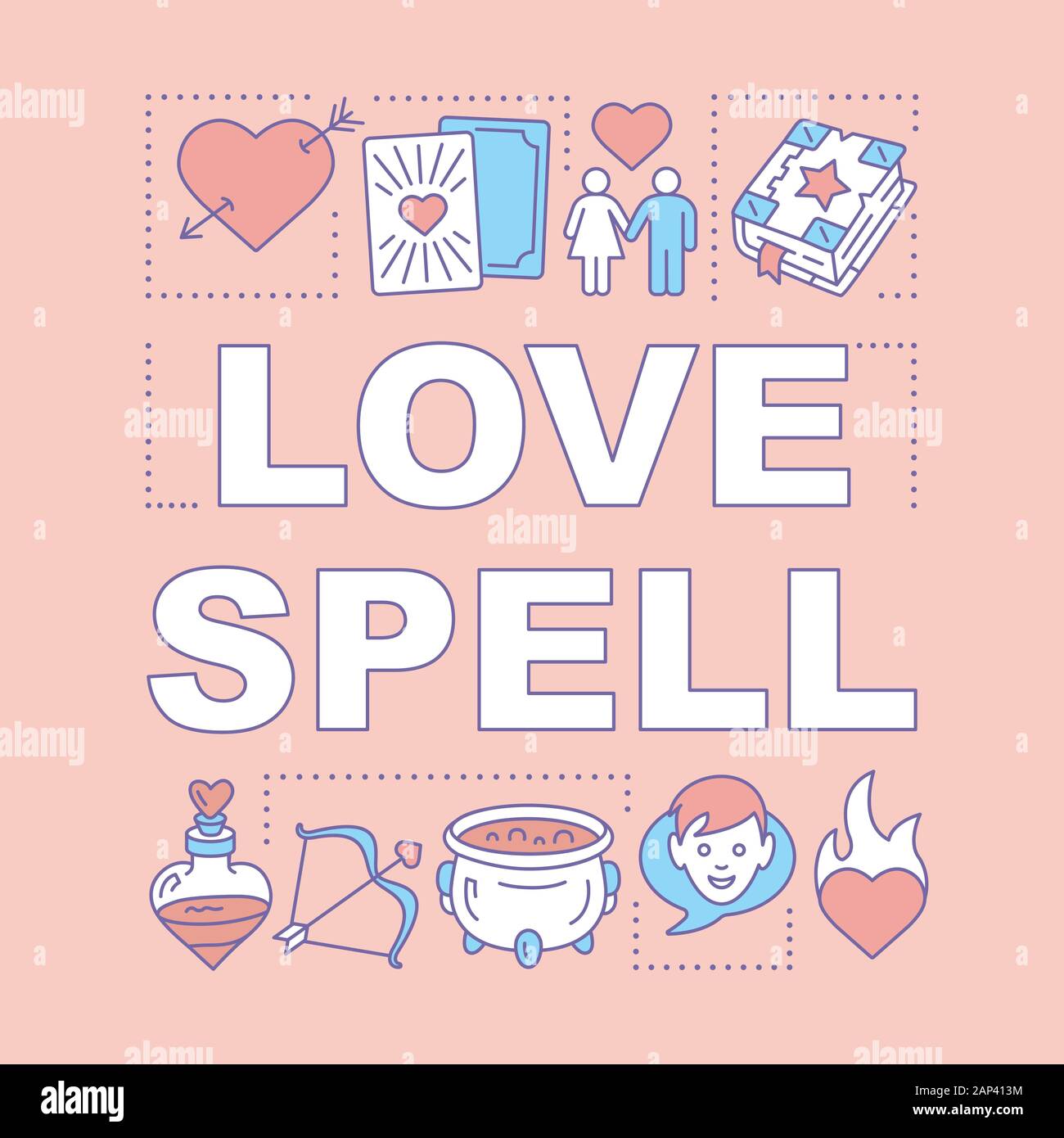 Love spell hi-res stock photography and images - Alamy