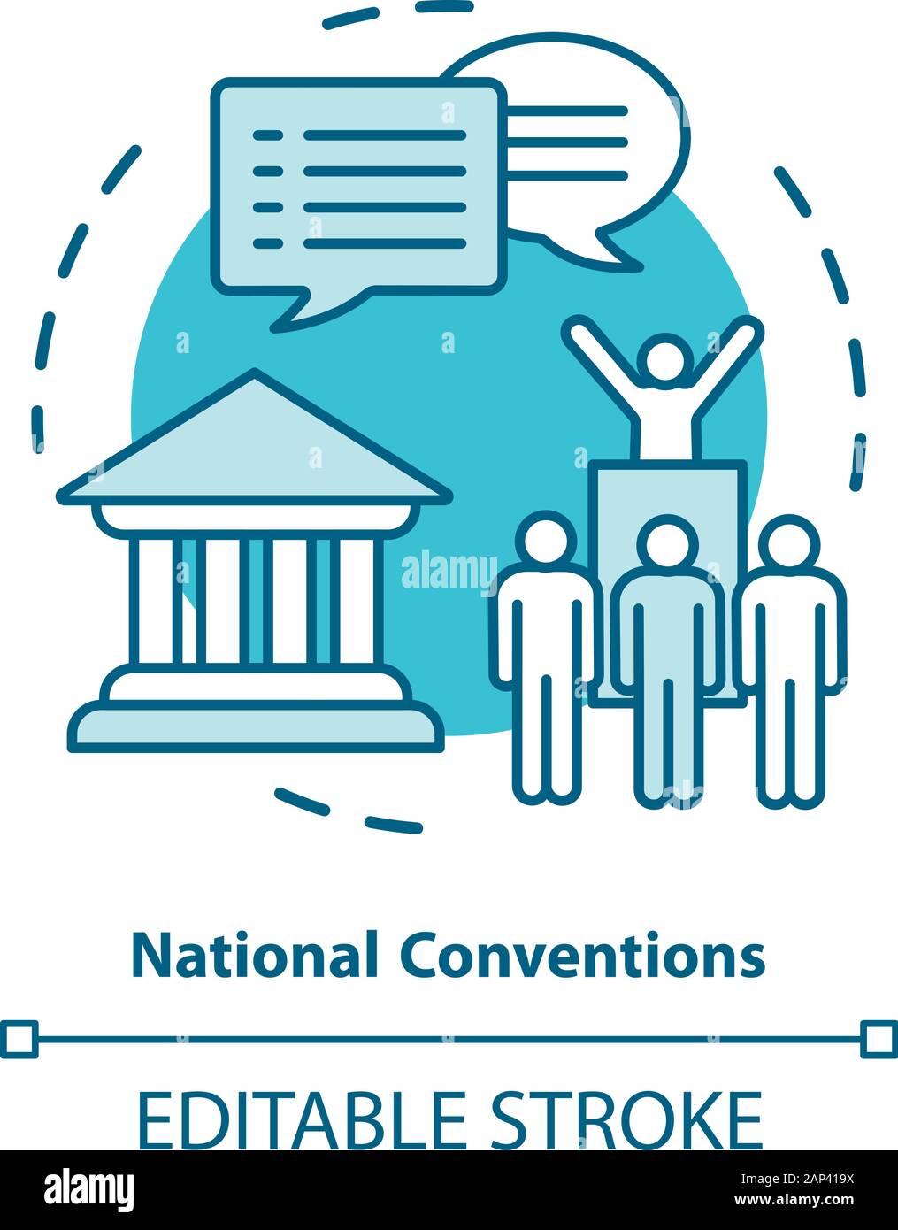 Party conventions Stock Vector Images - Alamy