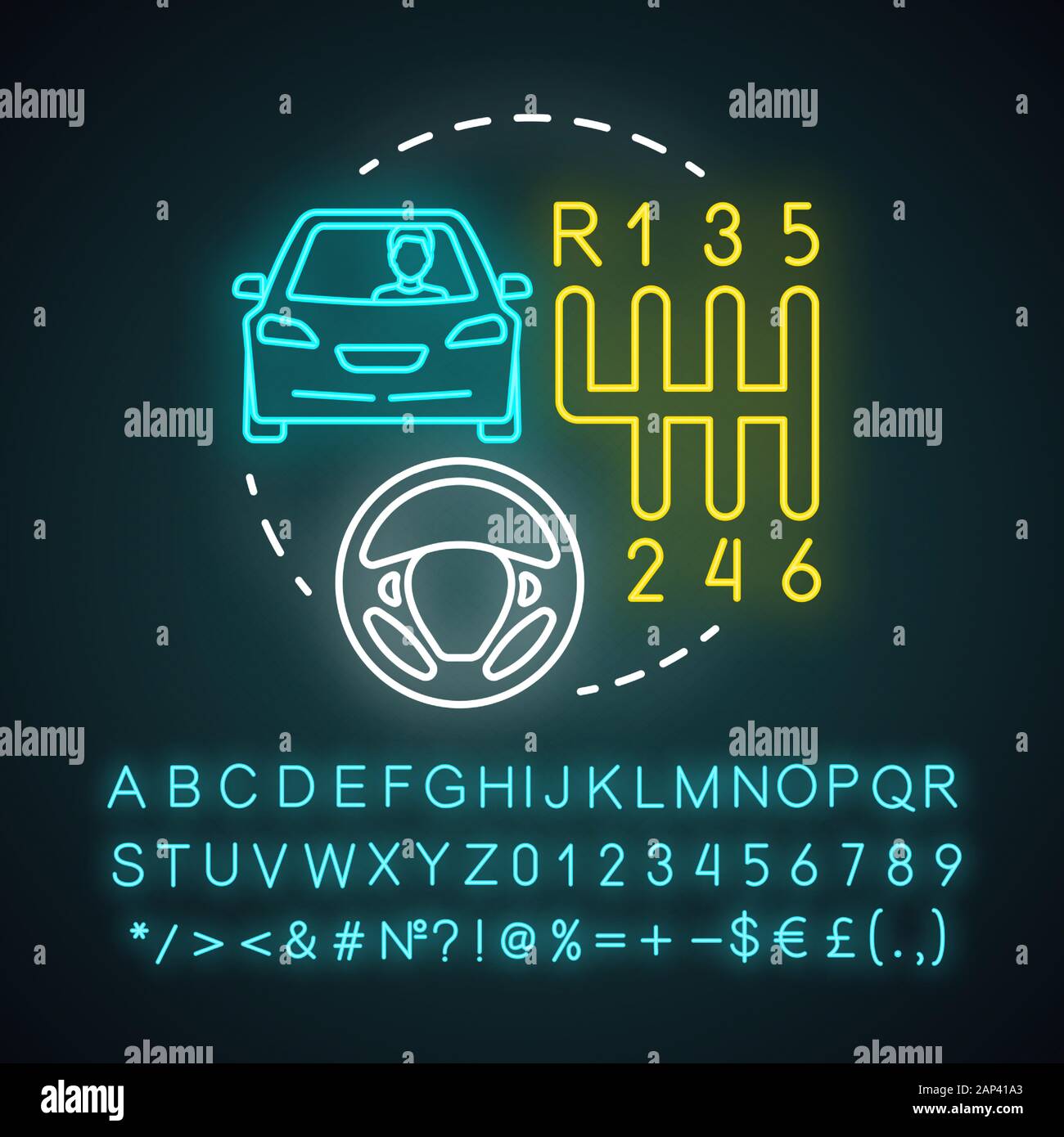 Steering wheel number Stock Vector Images - Alamy