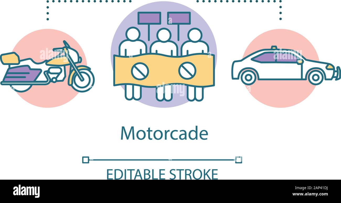 Motorcade vehicles Stock Vector Images - Alamy