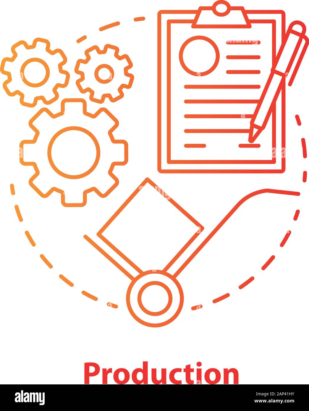 Manufacturing Process Icon