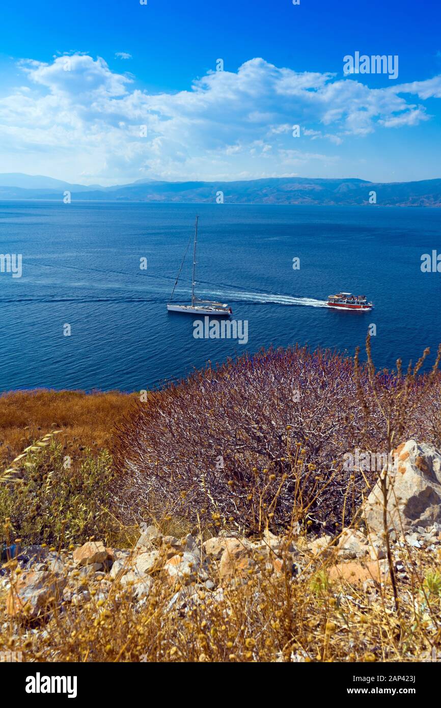 View of Hydra island, Greece Stock Photo - Alamy