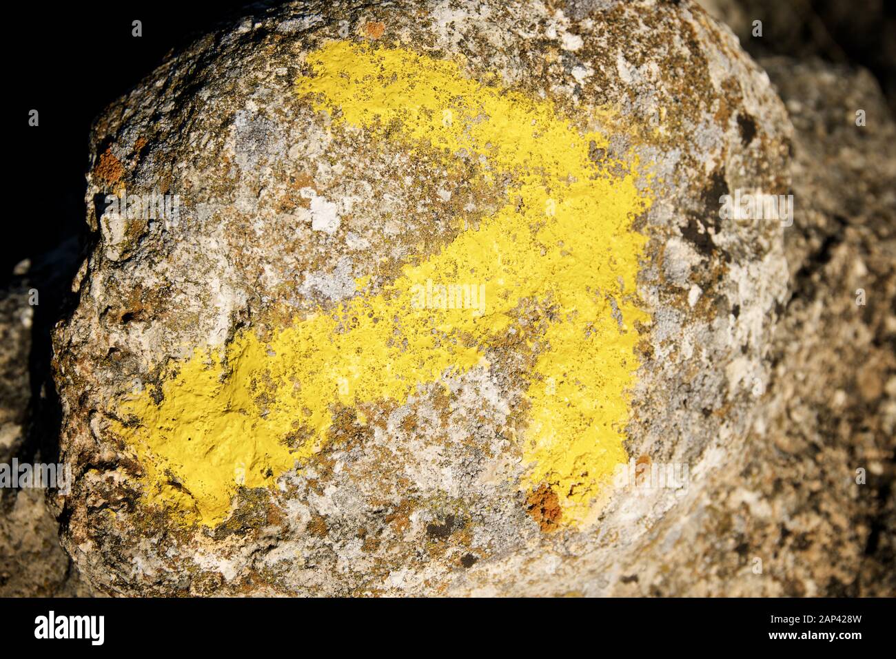 Arrow on natural stone hi-res stock photography and images - Alamy