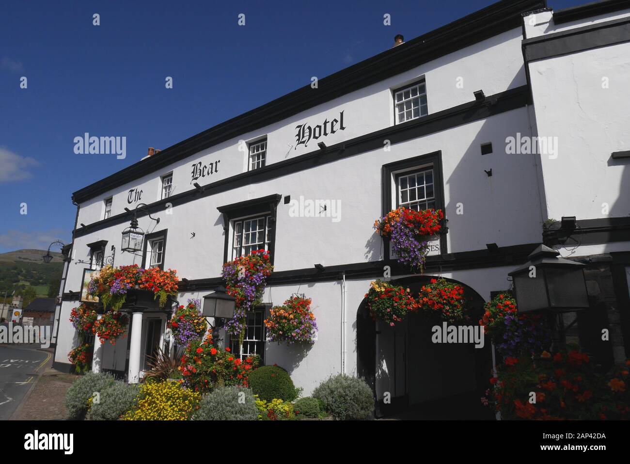 The Bear Hotel, Crickhowell, Brecon Beacons National Park, Powys, Wales ...
