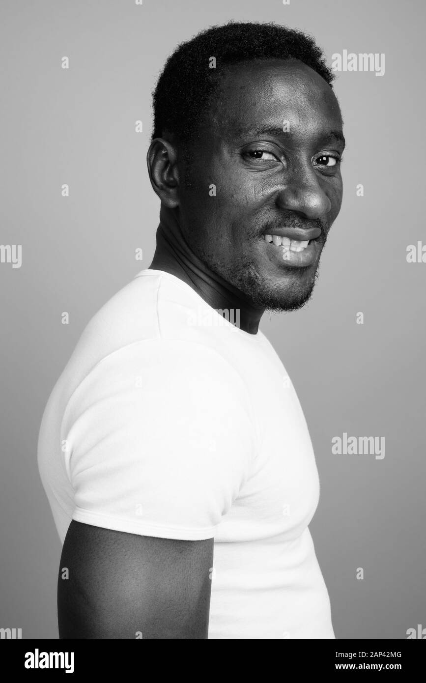 Handsome african man smile close hi-res stock photography and images ...