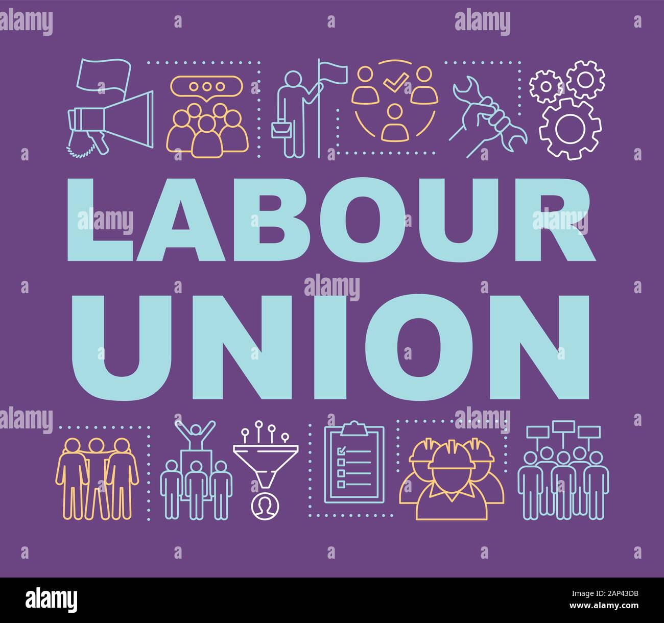 Connect trade union Stock Vector Images - Alamy