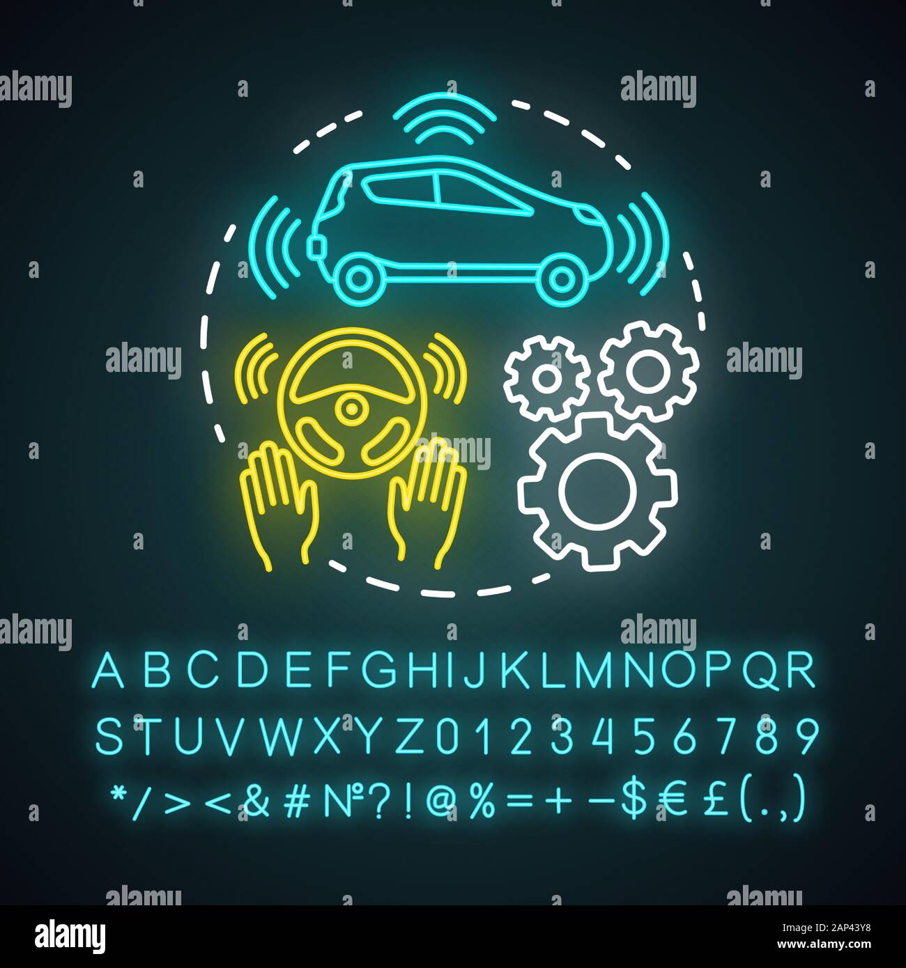 Illuminated features Stock Vector Images - Alamy