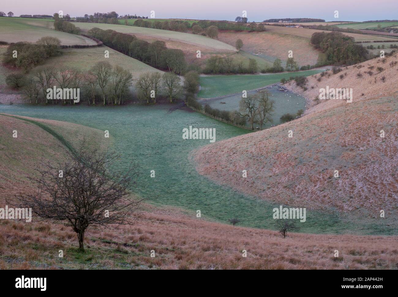 Thixen Dale, Thixendale, Yorkshire Wolds Stock Photo - Alamy