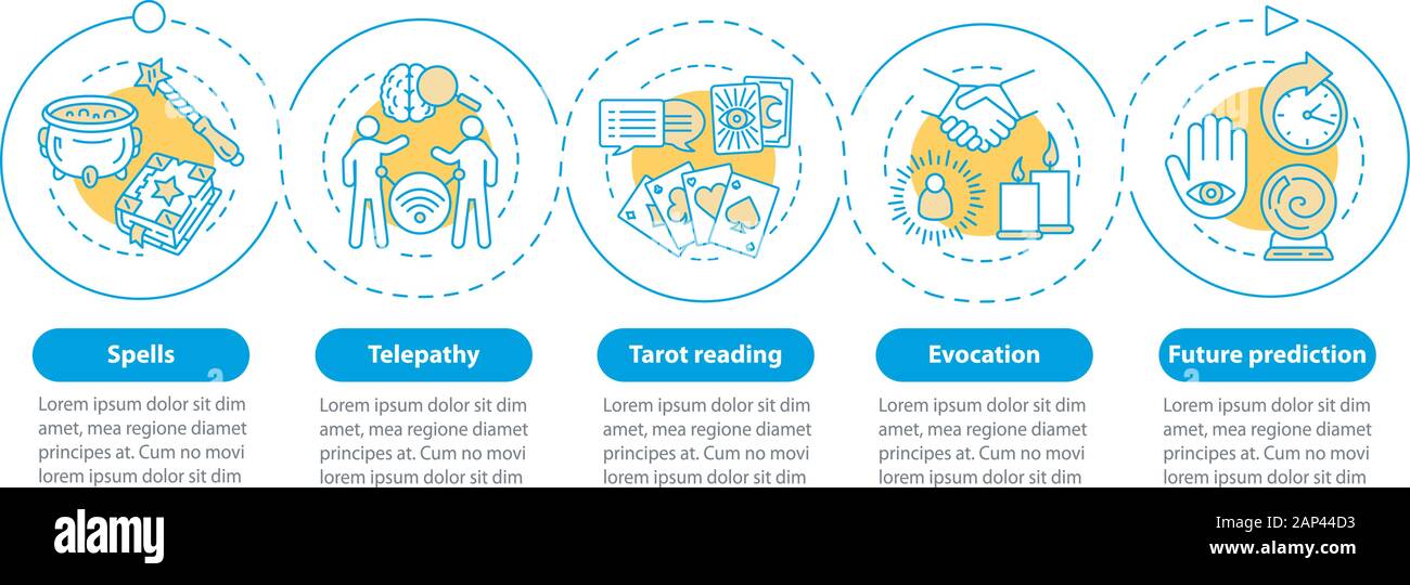 Magic services vector infographic template. Business presentation ...